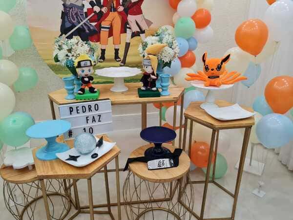 Aluguel Mini Table Naruto - Universo Decorado